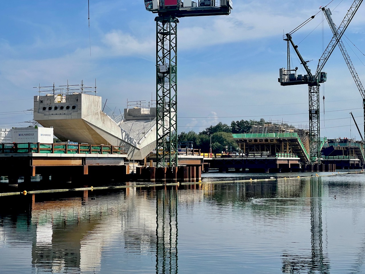 The Colne Valley Viaduct taking shape | Perivale Park London